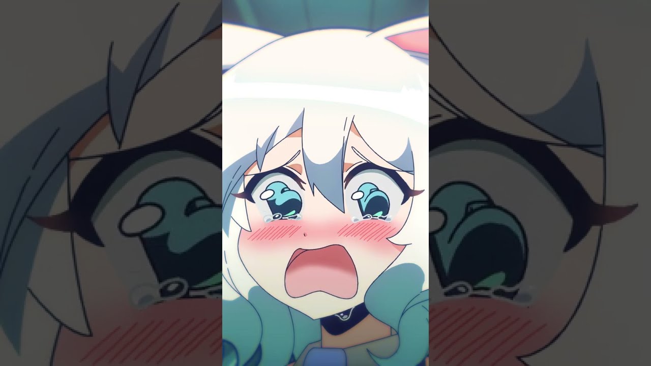 Sad Anime Girl Amogus Eyes Animation