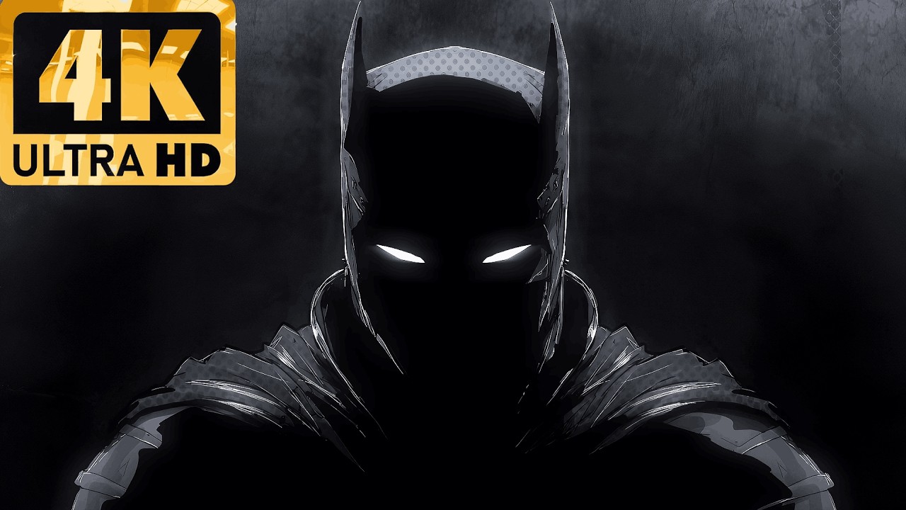 Dark Batman Shadow Portrait Live Wallpaper 4k