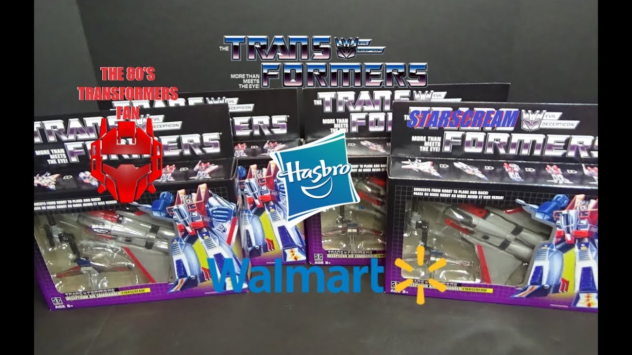 Transformers G1 Reissue Wal Mart Exclusive Starscream Toy Review