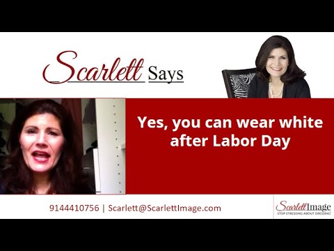 Yes, you can wear white after Labor Day