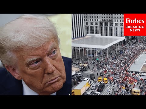 WATCH: Protesters Flood The Streets Of New York City To Rally Against The Trump Administration