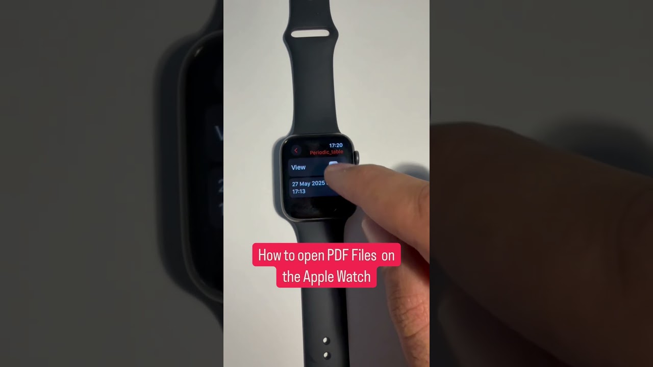 How to open PDF files on Apple Watch ? Step by Step Tutorial #applewatchapps #studytricks #pdfviewer