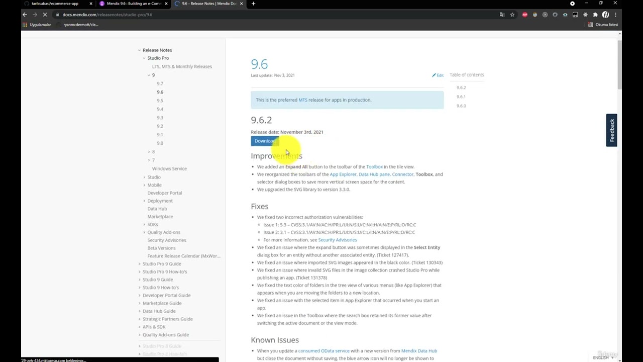 [Mendix Learning] Lesson 1.3 -  How to Install Mendix 9.*