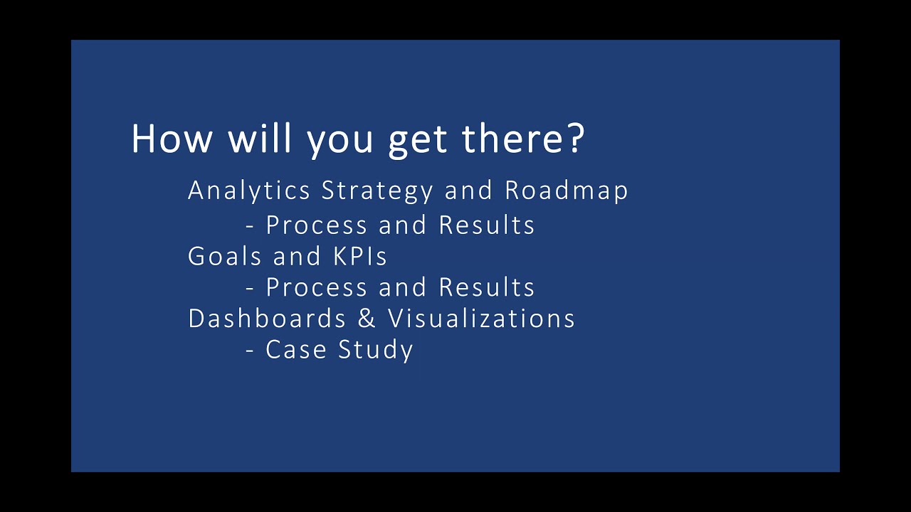 How to Create an Analytics Strategy and Roadmap