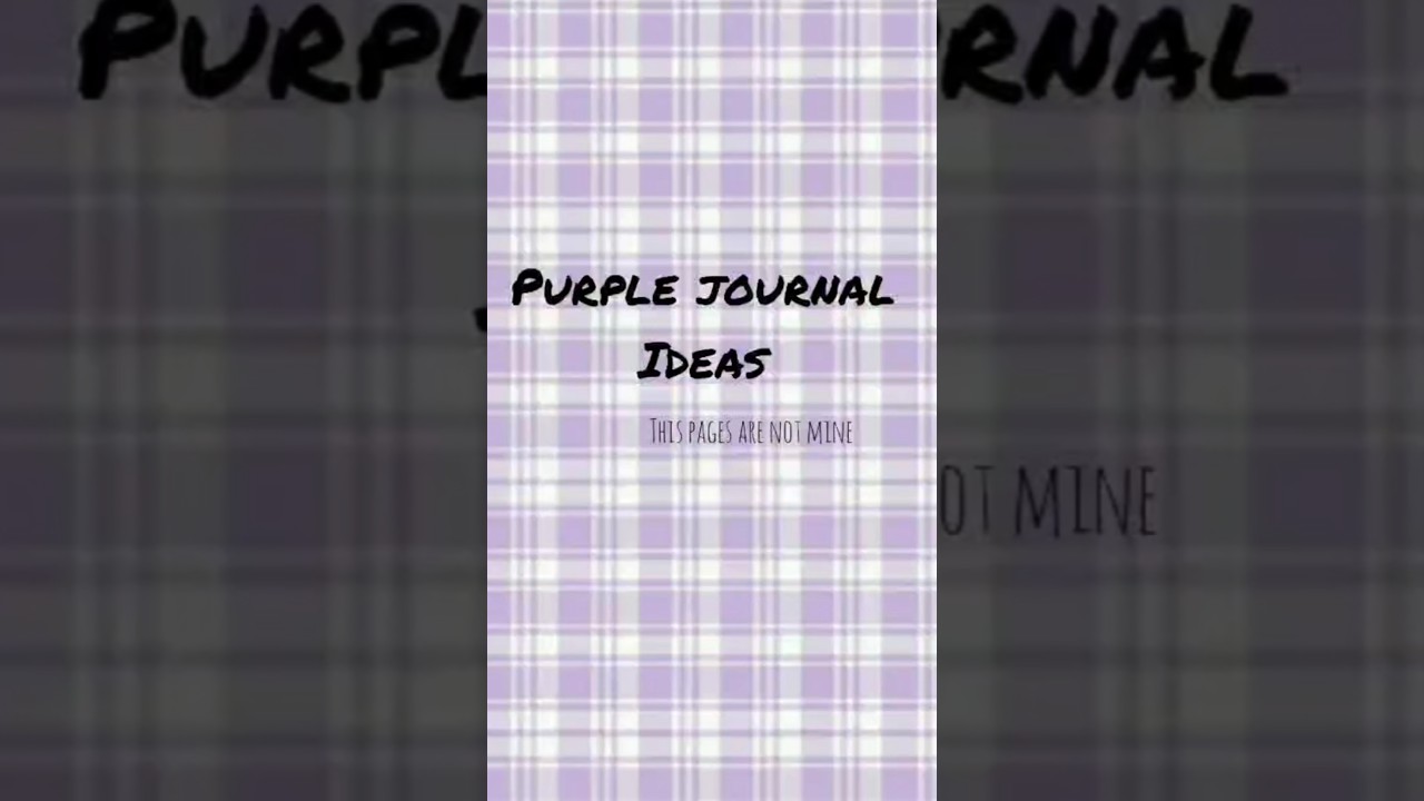 Purple journal ideas #aesthetic #purple #shorts