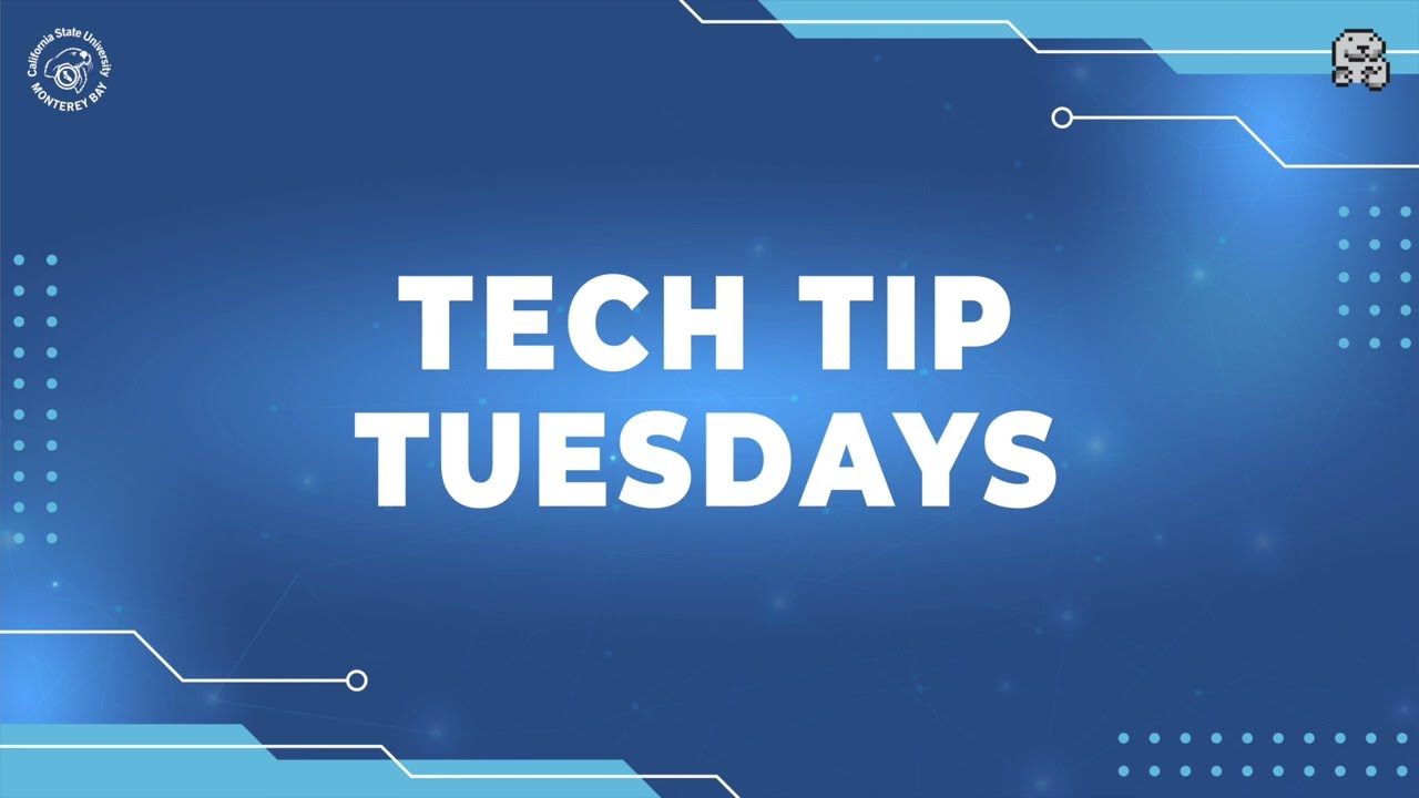 Tech Tip Tuesday Ep31: Our top five tech tips from Fall 2022