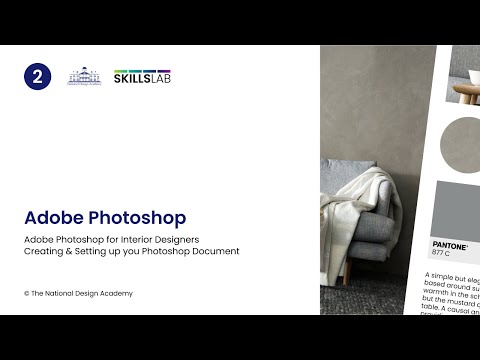 Photoshop for Interior Design - Beginners - EP2: Creating & Setting up your Photoshop Document
