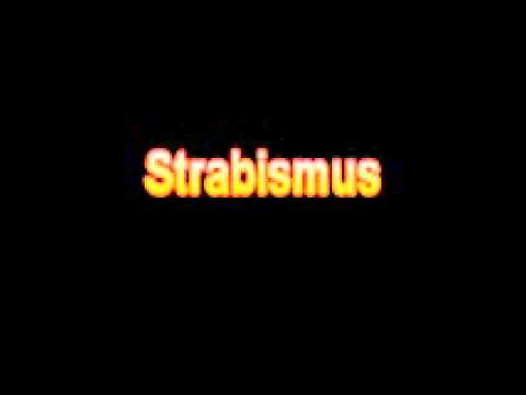 What Is The Definition Of Strabismus Medical School Terminology Dictionary