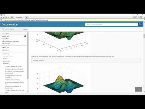 PLot3, Mesh, Surf, Stem3, Colorbar, colormap and Shading Matlab