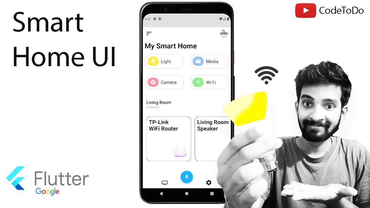 Flutter Smart Home App UI -Speed Code #flutter