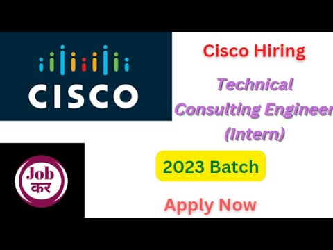 Cisco Hiring For Technical Consulting Engineer (Intern) | 2023 Batch | Apply Now