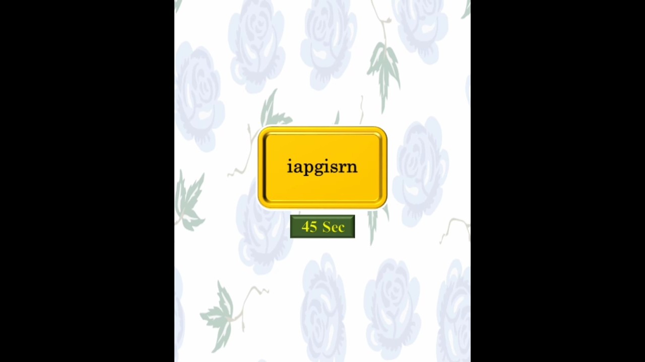 Word Scramble Puzzles Shorts-7 #challengeyourself #wordscramble #wordgames