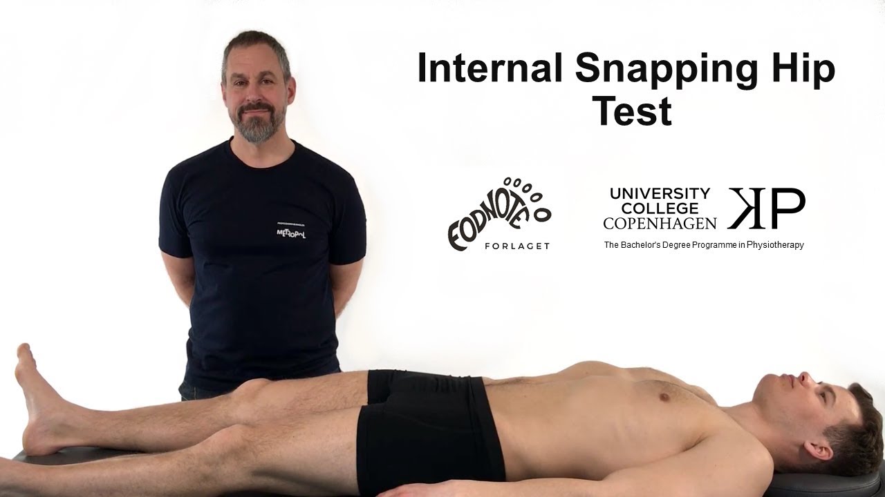 Internal Snapping Hip Test