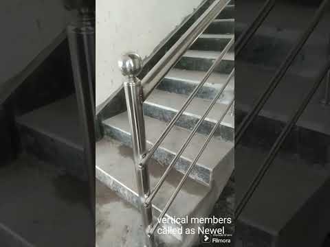dog legged staircase, components and parts