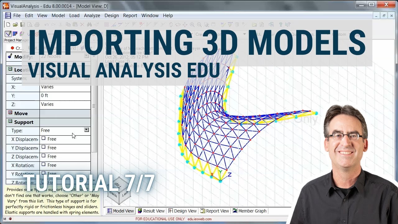 Importing 3D Models (VisualAnalysis Edu Tutorial 7/7)