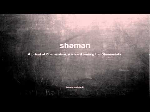 What does shaman mean