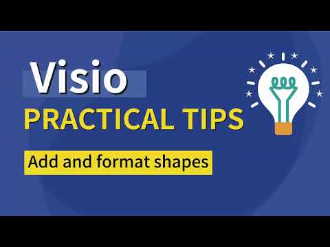 🎨 Adding and Formatting Shapes in Visio! (Easy Guide!)