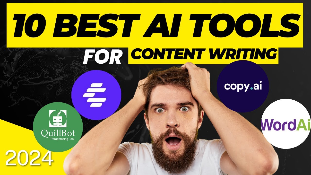 Top 10 AI Tools for Content Writing IN 2024