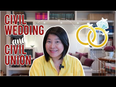 Civil Union and Civil Wedding: the difference