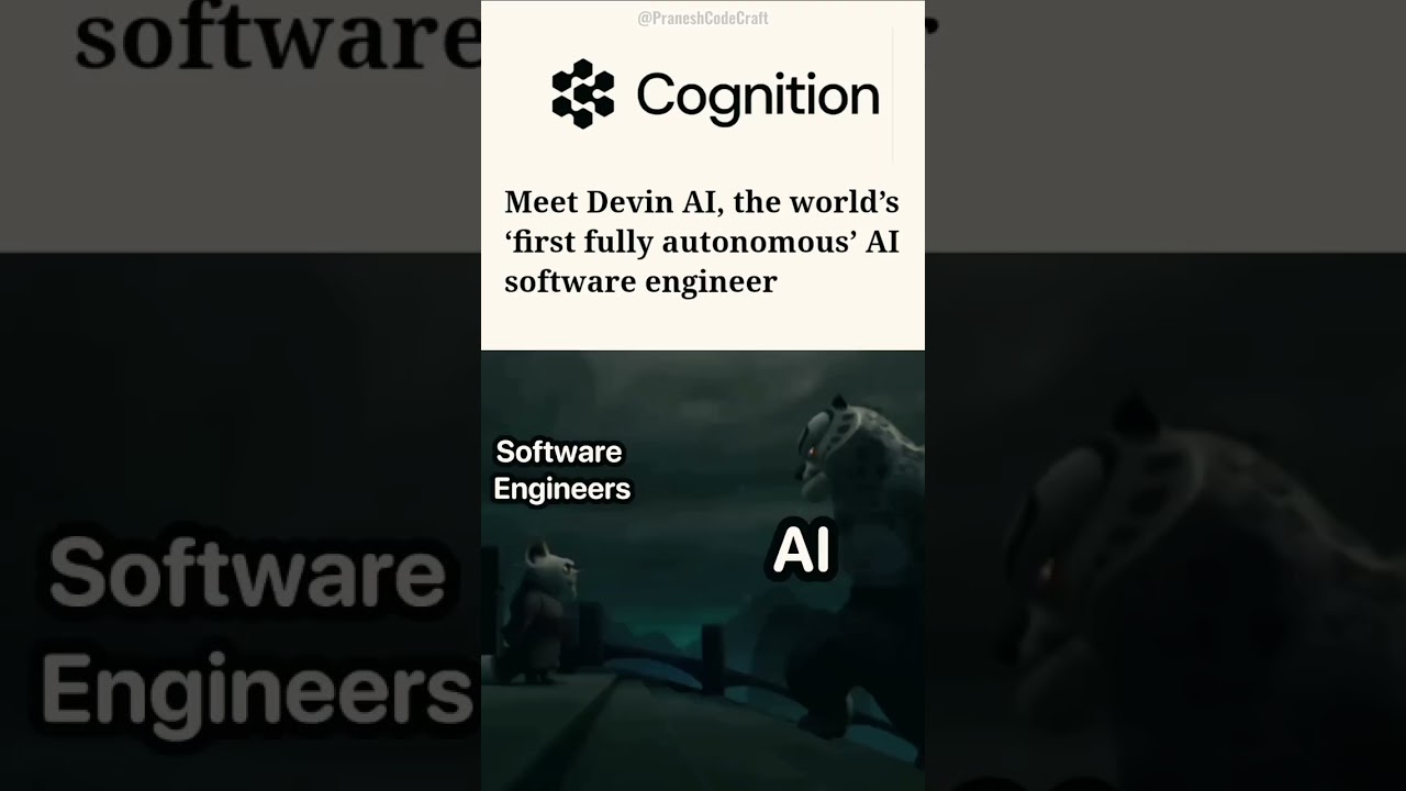 AI Software Engineer - Devin / #ai #devin #softwareengineer #memes #coding #aisoftwares