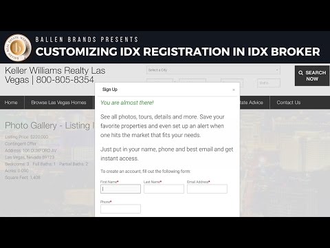 Lead Registration Settings in IDX Broker