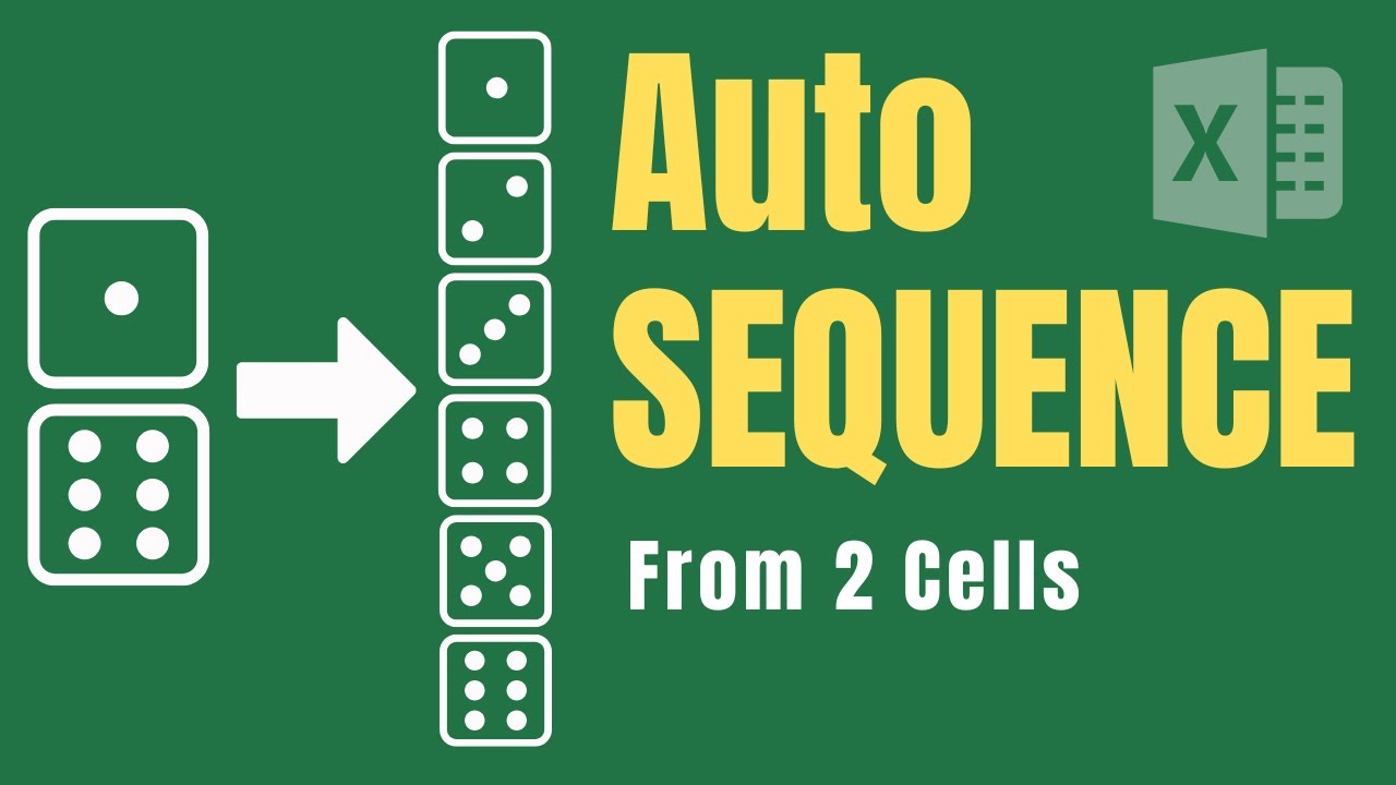 GENERATE a Sequence Between Two NUMBERS or DATES in Excel Using SEQUENCE