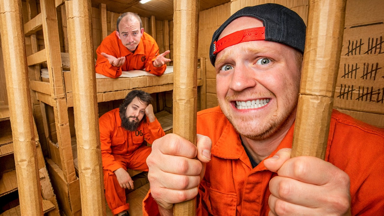 7 Days Escaping Cardboard Prison!