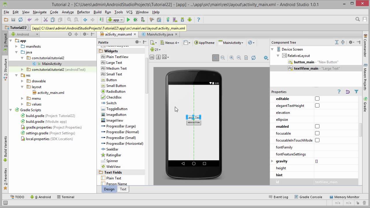 Android Tutorial #4 Simple UI (Android Development Tutorial)
