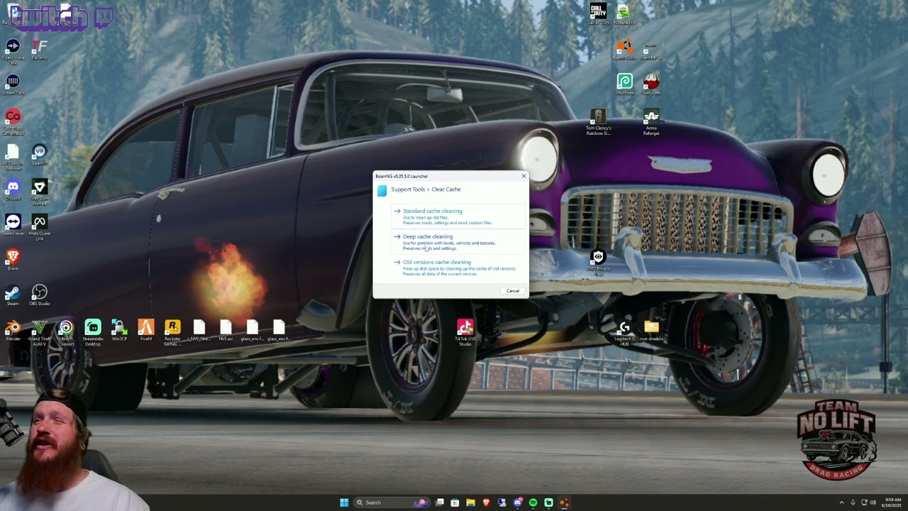 how to clear your cache beamng.drive