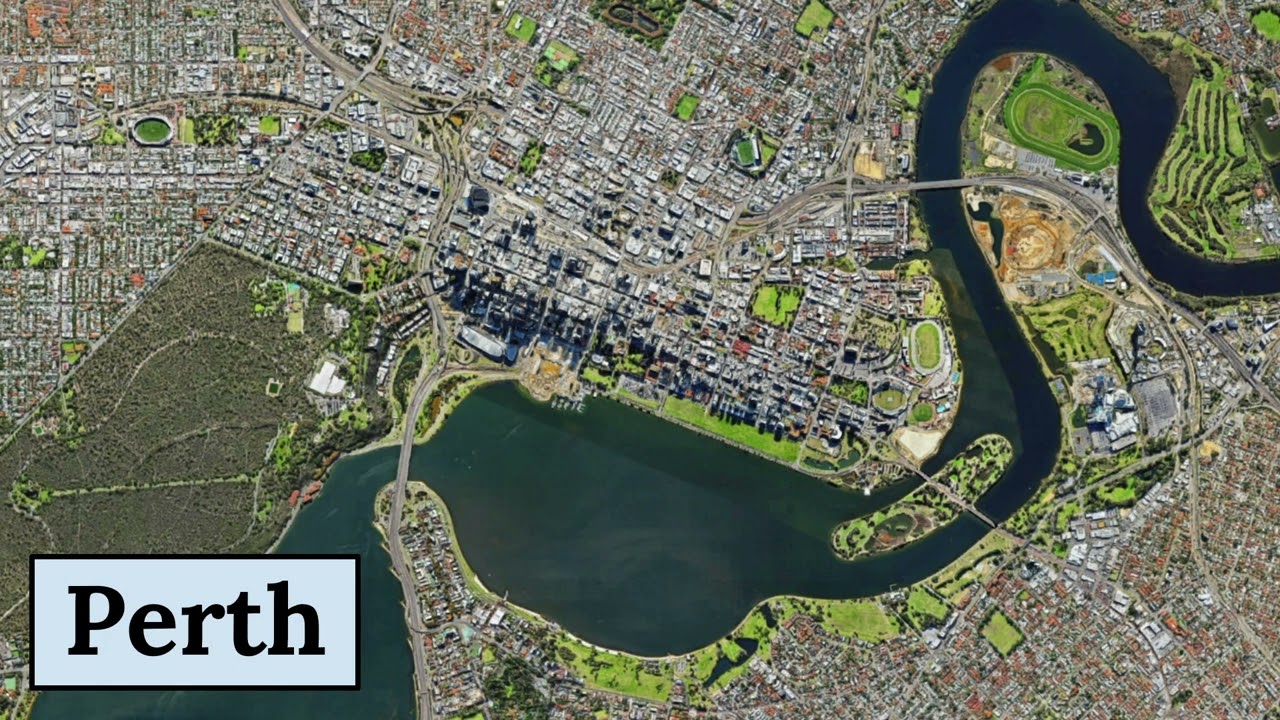GEOGRAPHY OF PERTH in 1 minute 🗺️