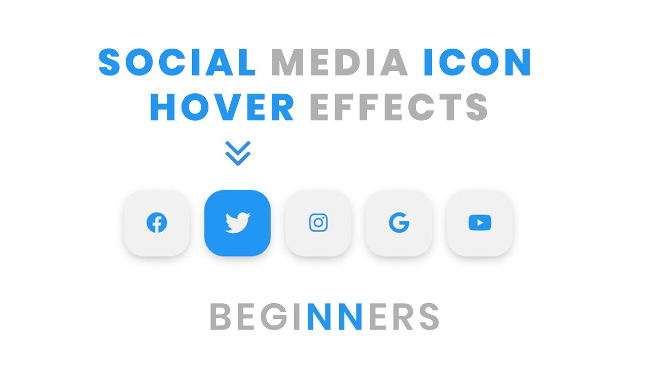 How To Create Social Media Buttons Hover Effect Only HTML and CSS | CSS Animation | Code4Education