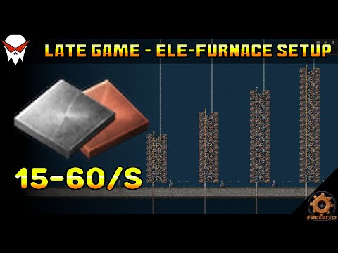 Factorio: T4 Electric Furnace Setups - Late Game Moduled (Space Age DLC)