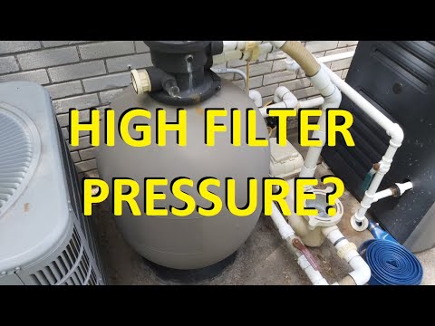 Pool Filter Pressure Too High - Now What?