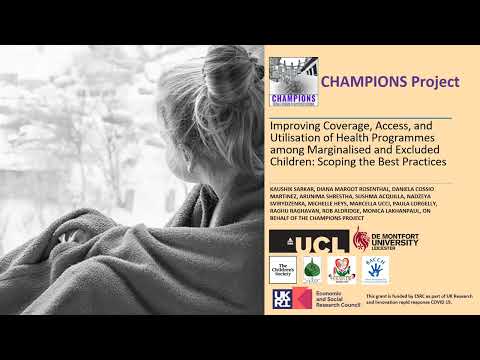CHAMPIONS Project - Scoping Review Summary Video
