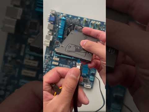1 minute guide on connecting your SATA SSD or HDD to your motherboard