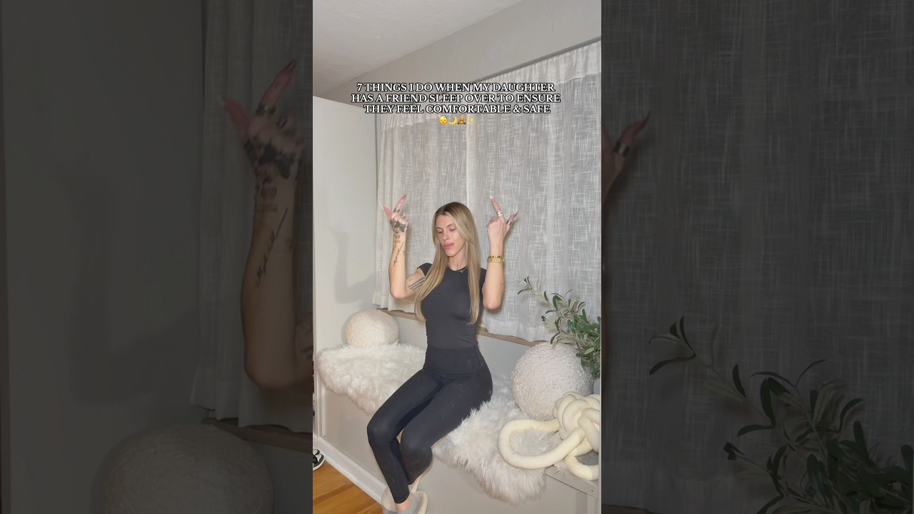 You guys know how I roll with sleepovers 🫶🏼🌙💤 #Sleepover | Millennial Mom