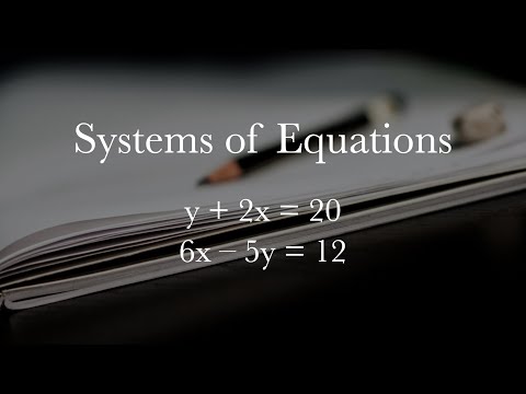 Systems of Equations FULL OVERVIEW (Lesson, Examples, Tips & Tricks)