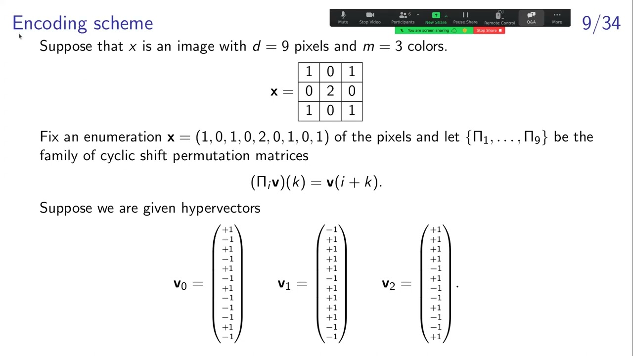 Random High-Dimensional Binary Vectors, Kernel Methods, & Hyperdimensional Computing – N. Marshall