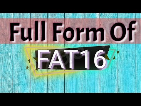full form of FAT16 | FAT16 full form | full form FAT16 | FAT16 Means | FAT16 Stands for | #mazaa108