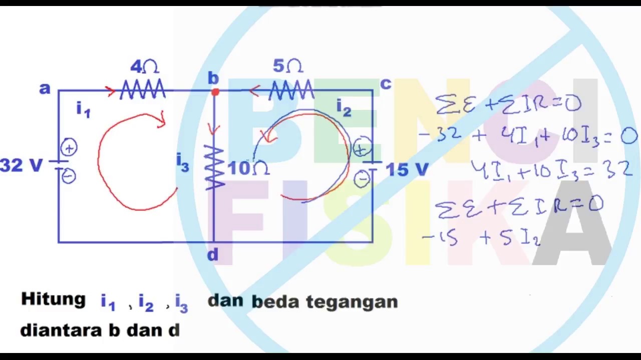 Konsep Rangkaian listrik 2 Loop-Fisika SMA