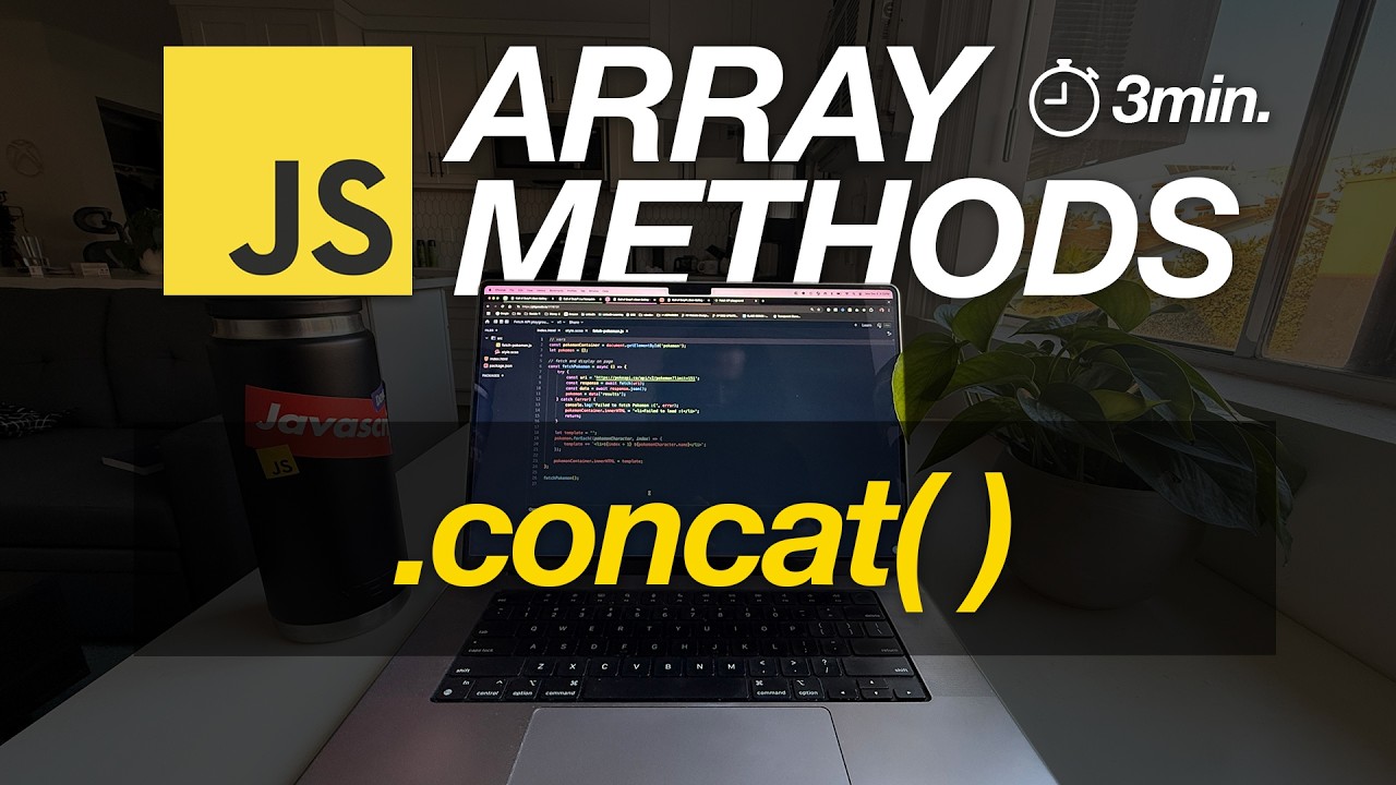 JavaScript Array Methods in Minutes: CONCAT() — 3 EXAMPLES!