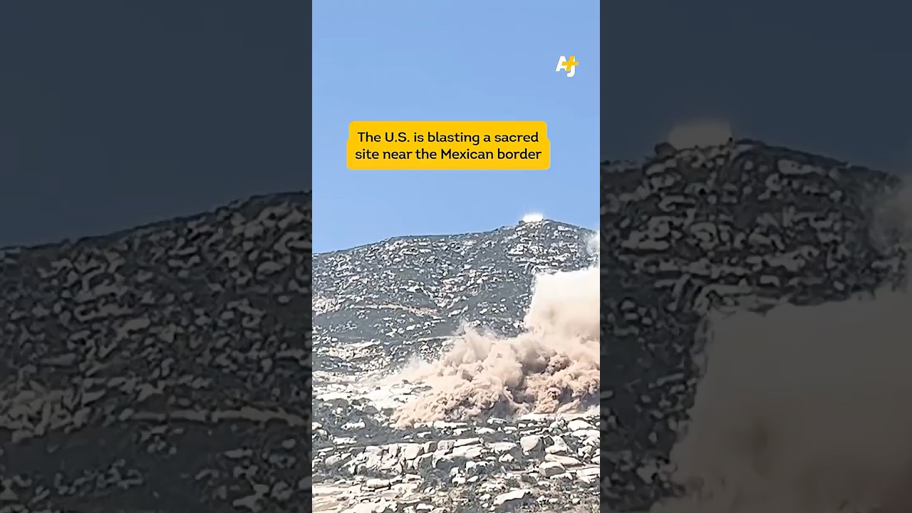 U.S. Dynamites Sacred Indigenous Site