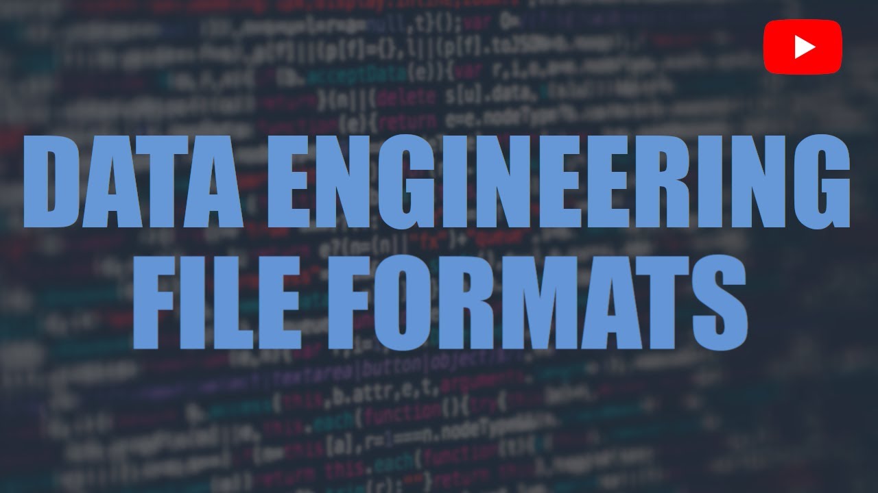 Why file formats are important in Data engineering?