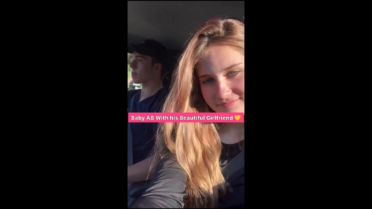 Dewald Brevis - Baby AB with his Beautiful Girlfriend #babyab #dewaldbrevis #shorts