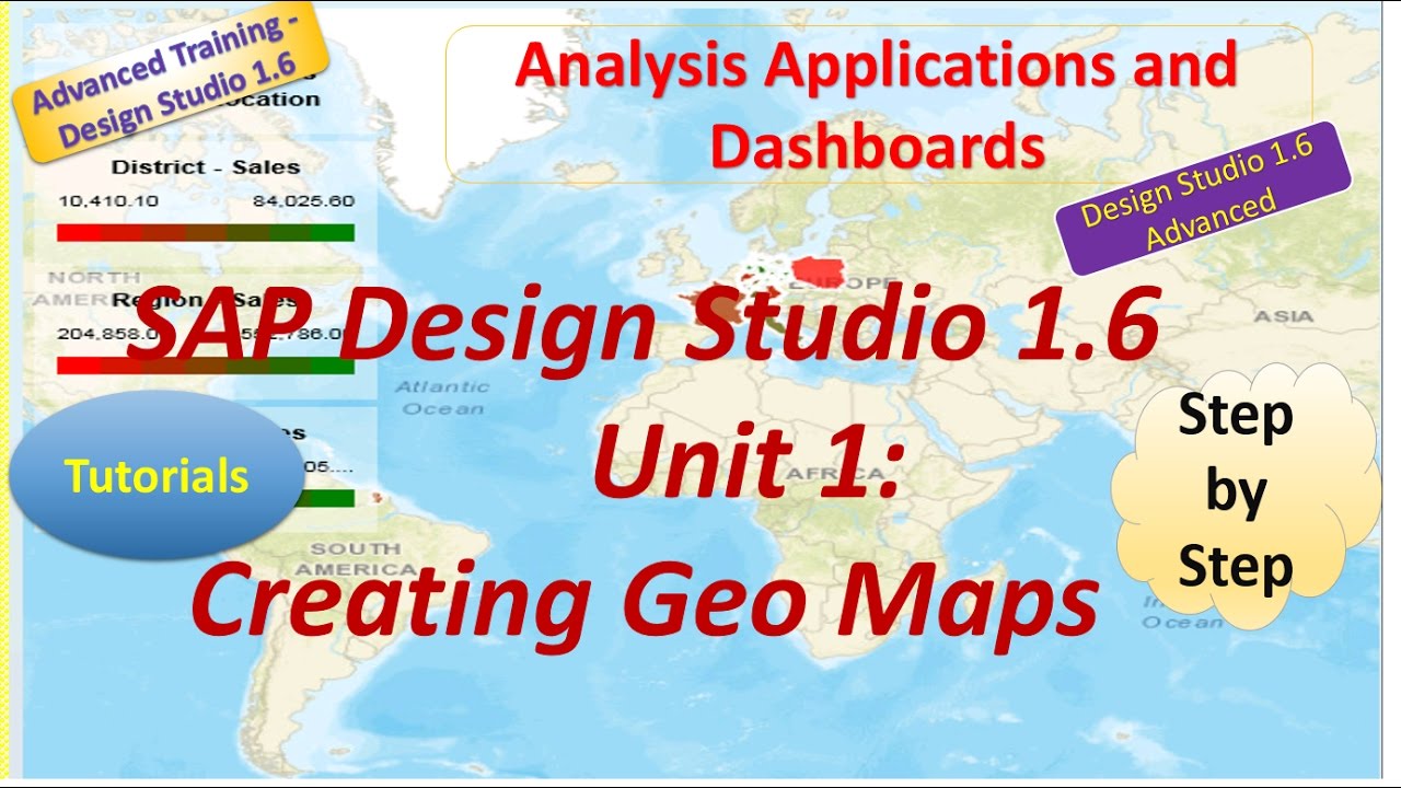 SAP Advanced Design Studio 1.6 : Unit1: Creating Geo maps : Tutorial