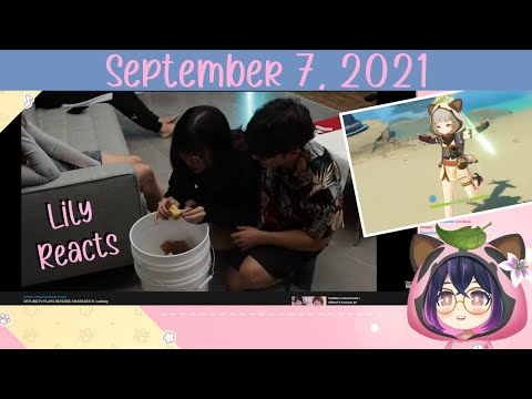[2021/09/07] new vtuber stuff | reverse charades reaction | genshin, leeg, valo, osu  | q & a w chat