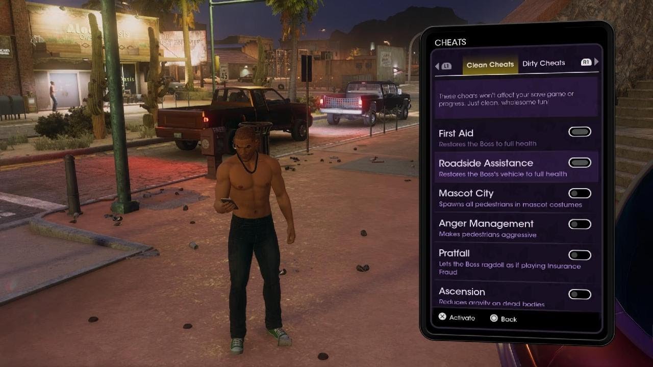 Saints Row  Now has Cheats !! Lets look at the Cheats