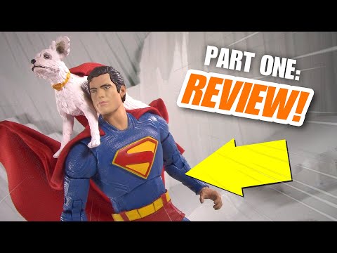 Superman and Krypto GIVEAWAY! McFarlane Toys DC Multiverse Deluxe Theatrical Edition Figure Review