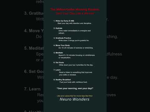 The Million-Dollar Morning Routine #hypermind