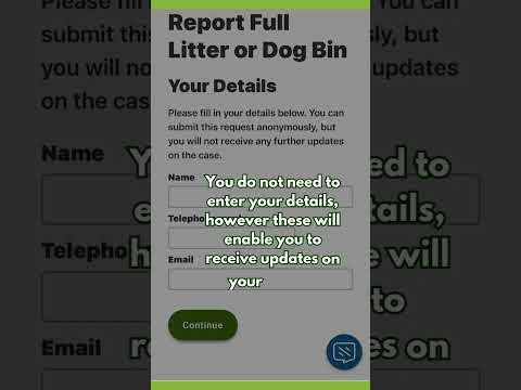How to Report Fly-tipping, Litter, and Over-flowing bins on the North Ayrshire Council website.